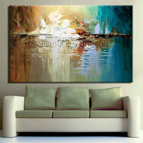 Pinturas Abstractas Y Cuadros Abstractos Modernos Decoracion Interiores