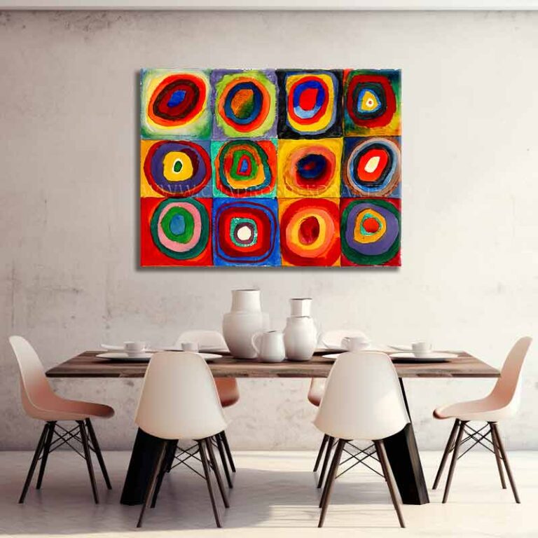 Estudio De Color Con Cuadros Vasili Kandinsky